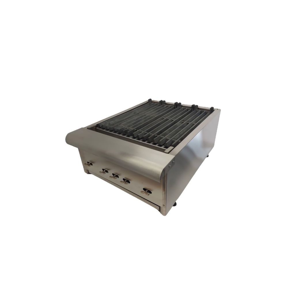 Char Broiler VCRB36 Vulcan - Acabamento em Aço Inox 6 Queimadores Até 450ºC